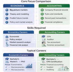 Accounting vs. Economics Degree in 2026 - Edubrain